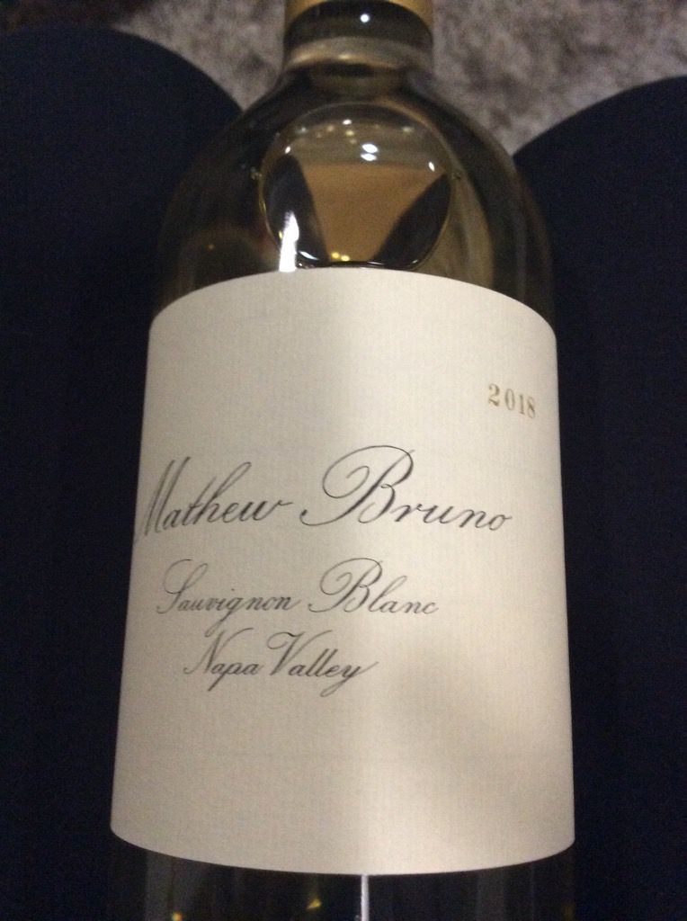 2023 Mathew Bruno Sauvignon Blanc, USA, California, Napa Valley ...