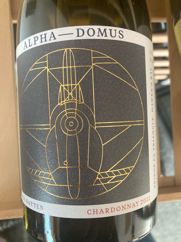2022 Alpha Domus Chardonnay The Batten Bridge Pa Triangle, New Zealand ...