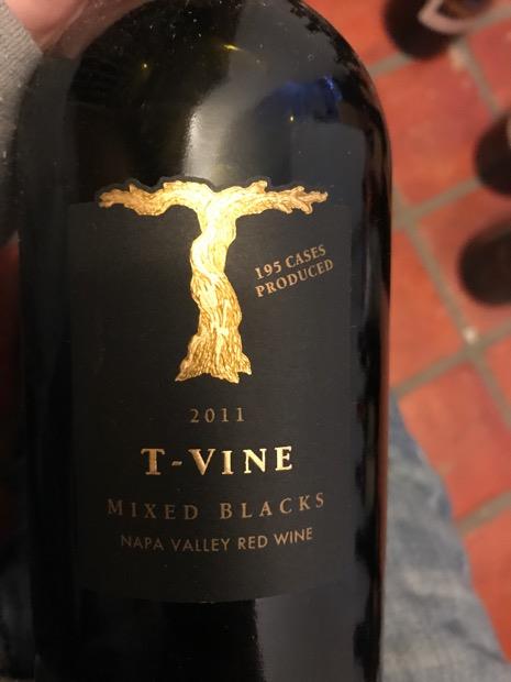 2011 T-Vine Cellars Mixed Blacks, USA, California, Napa Valley ...