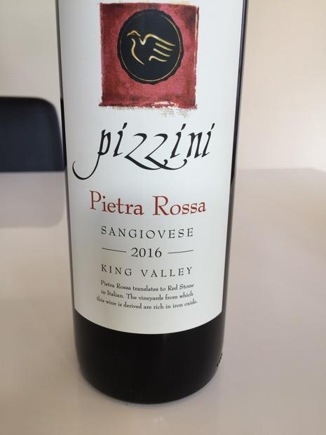2016 Pizzini Sangiovese Pietra Rossa, Australia, Victoria, North East ...