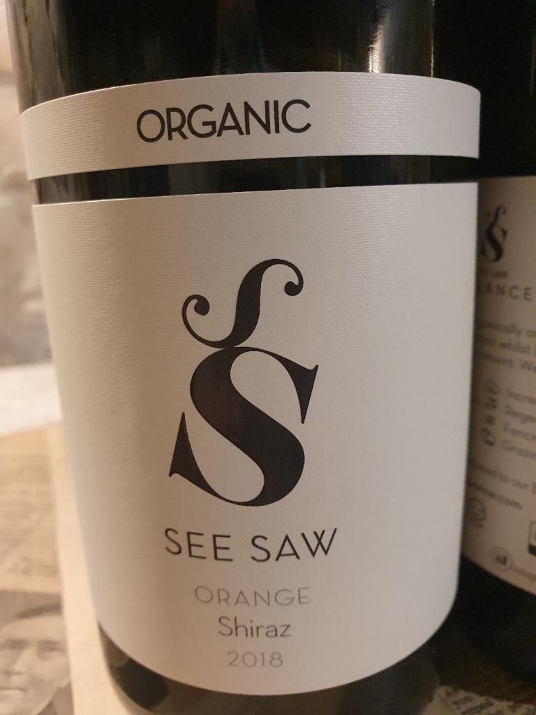2021 See Saw Wine Company Shiraz Organic, Australia, New South Wales ...