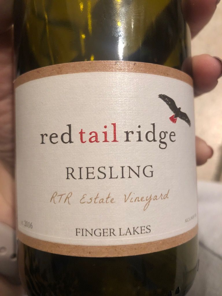 2017 Red Tail Ridge Winery Dry Riesling RTR Estate Vineyard, USA, New ...