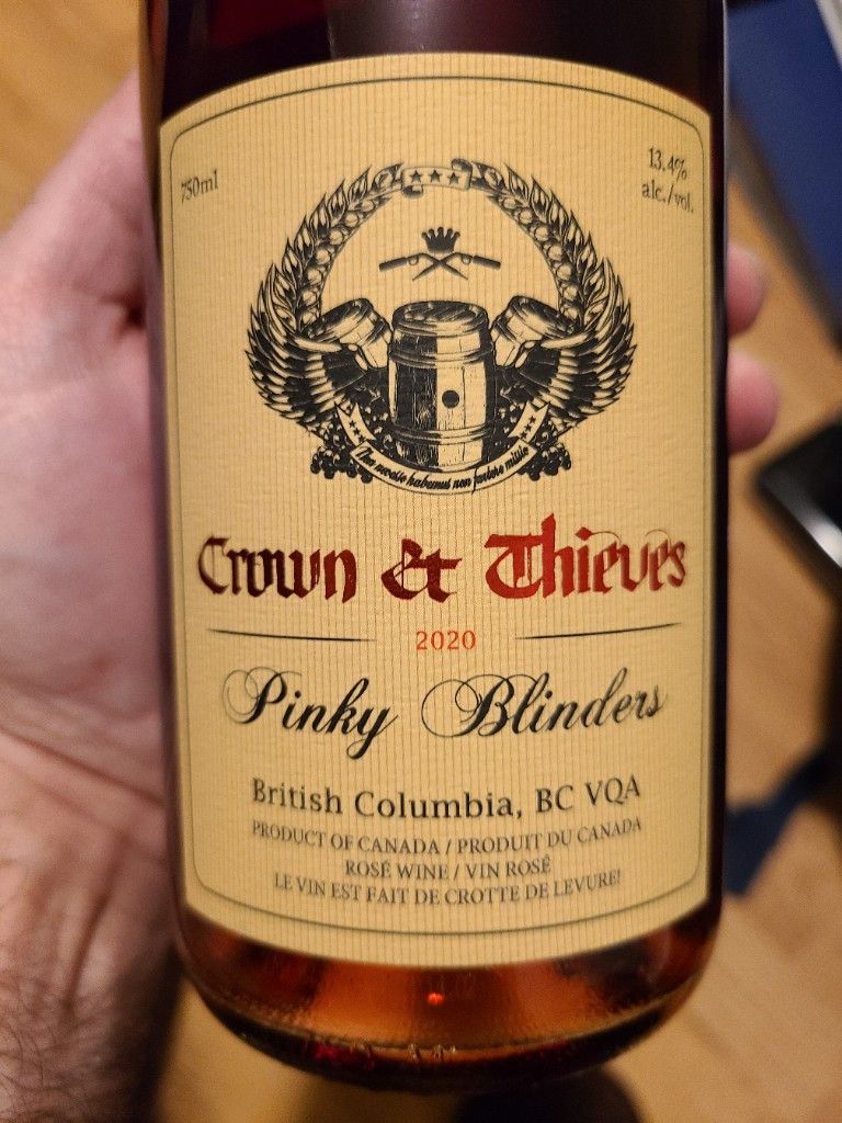 2021 Crown & Thieves Merlot Pinky Blinders, Canada, British Columbia ...