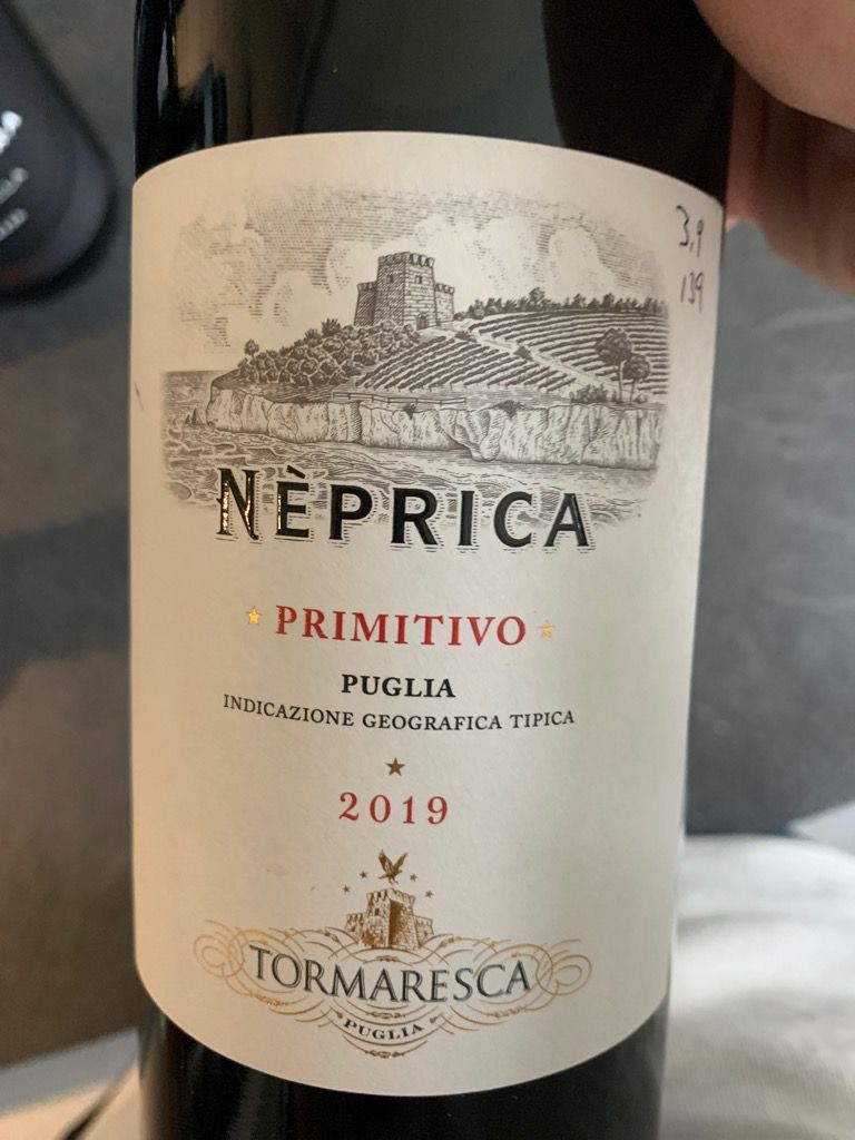 2019 Tormaresca Primitivo Nèprica, Italy, Puglia, Puglia IGT ...