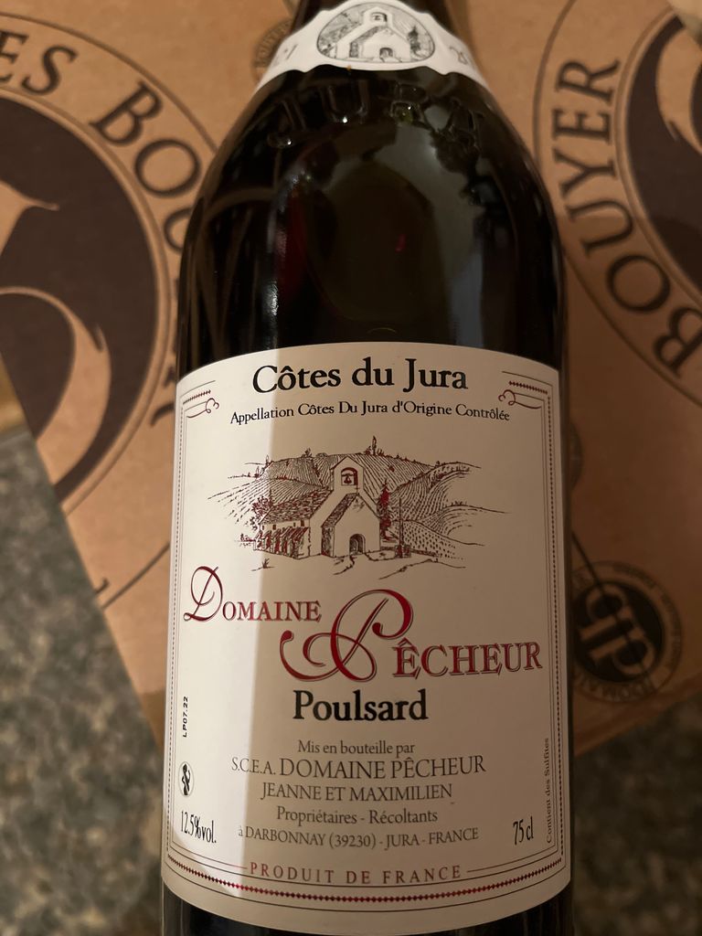 2020 Domaine Pêcheur Poulsard Côtes du Jura, France, Jura, Côtes du ...