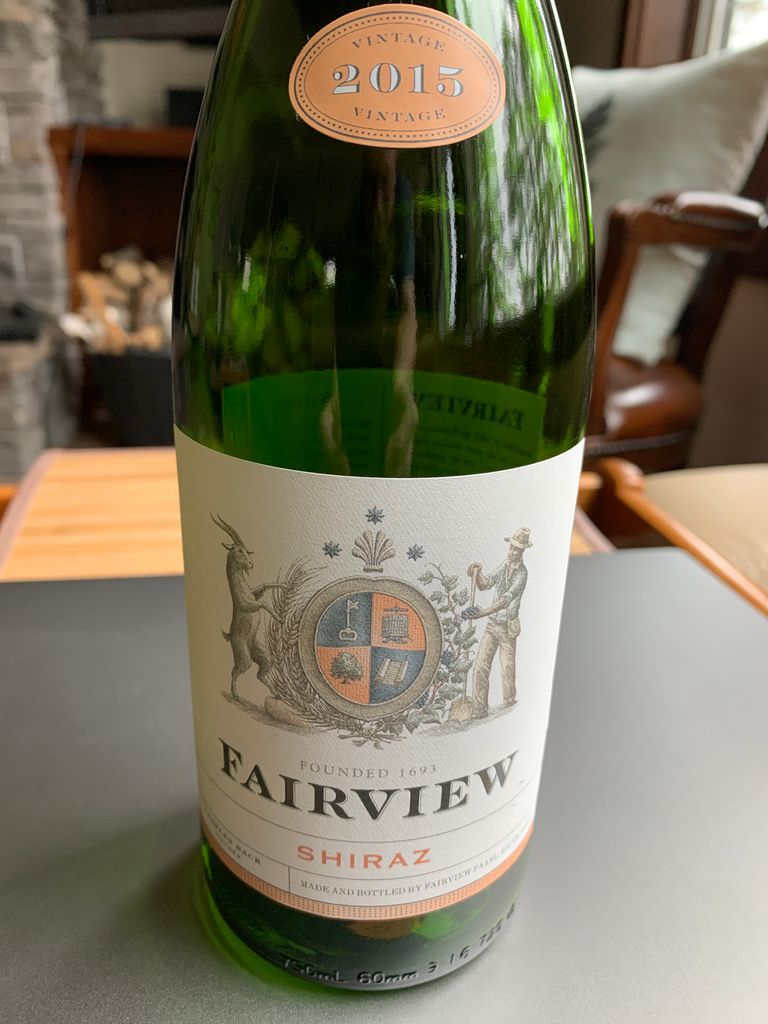 2015 Fairview Shiraz, South Africa, Coastal Region - CellarTracker