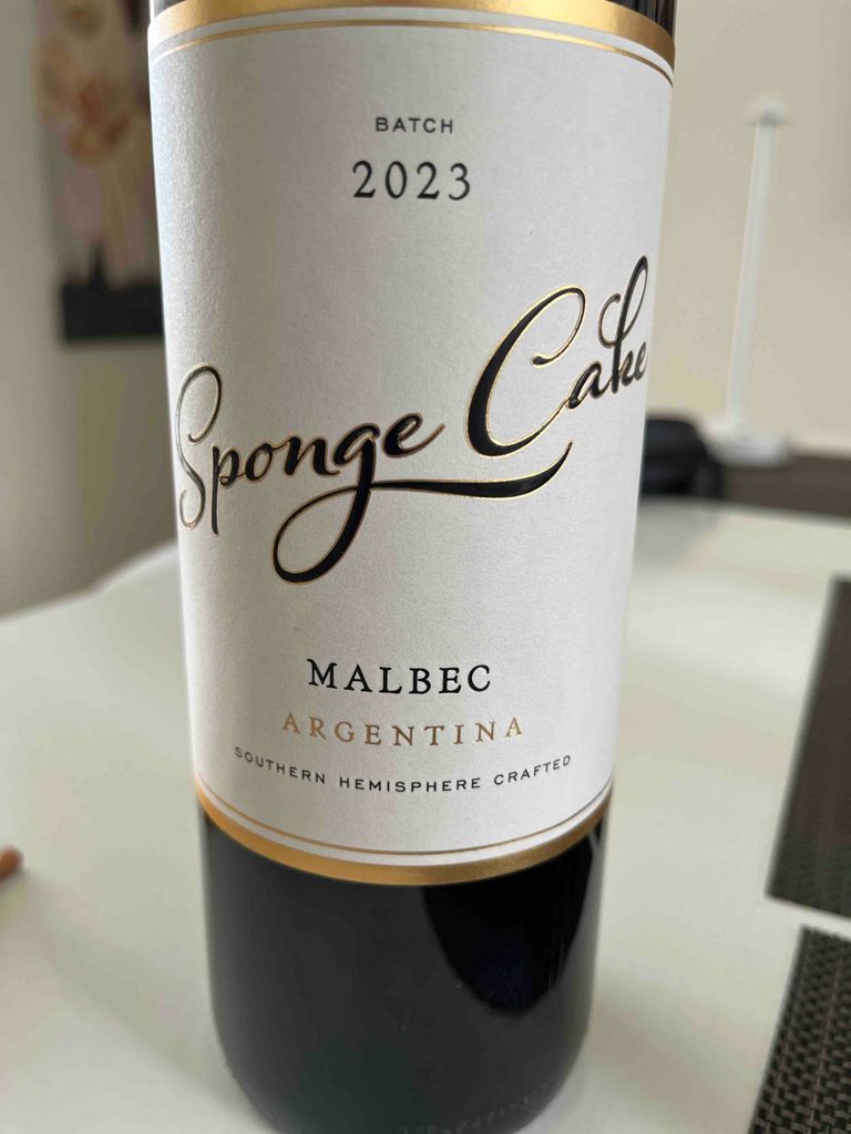 2023 Sponge Cake Wines Malbec, Argentina - CellarTracker