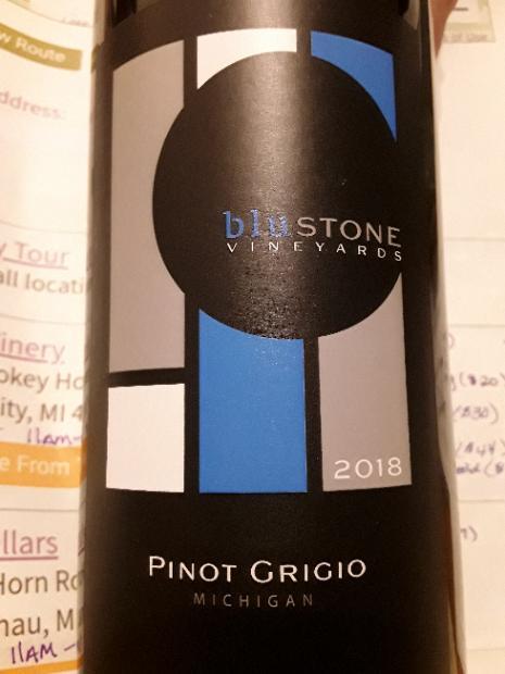 2015 Bluestone Vineyards Pinot Grigio Bluestone Vineyards, USA ...