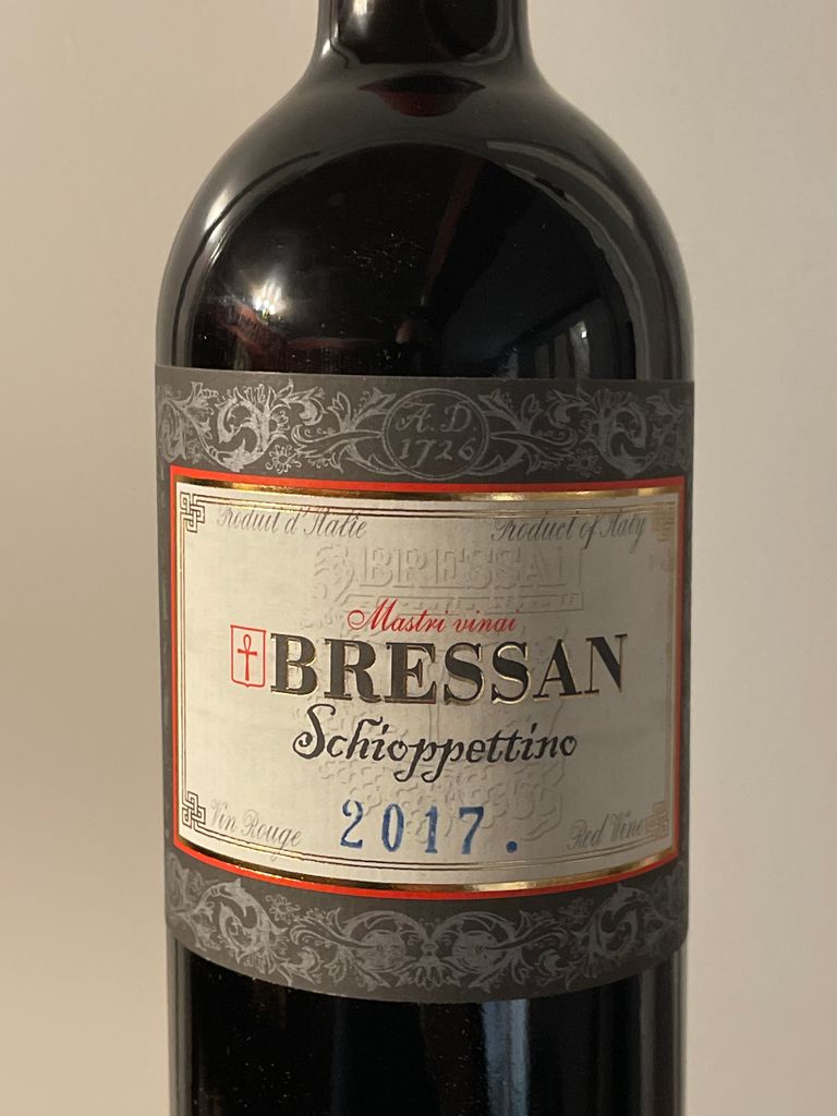 2017 Bressan Schioppettino, Italy, Friuli-Venezia Giulia, Venezia ...