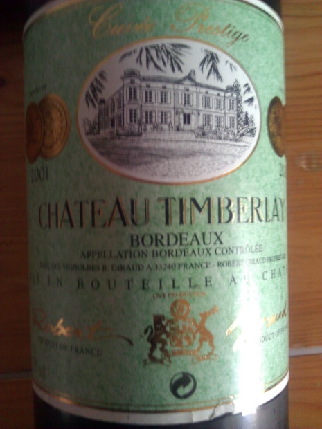 2003 Château Timberlay Bordeaux Blanc, France, Bordeaux - CellarTracker
