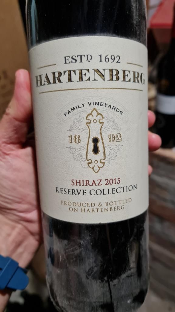 2015 Hartenberg Shiraz Reserve Collection, South Africa, Coastal Region ...