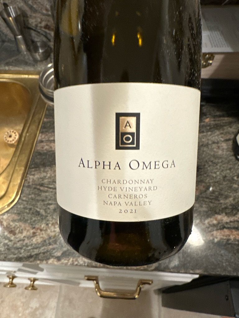 2021 Alpha Omega Chardonnay Hyde Vineyard, USA, California, Napa ...