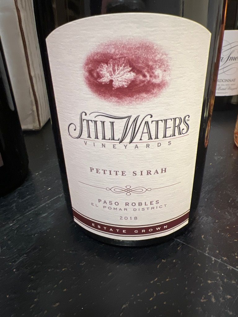 2018 Still Waters Vineyards Petite Sirah, USA, California, Central ...