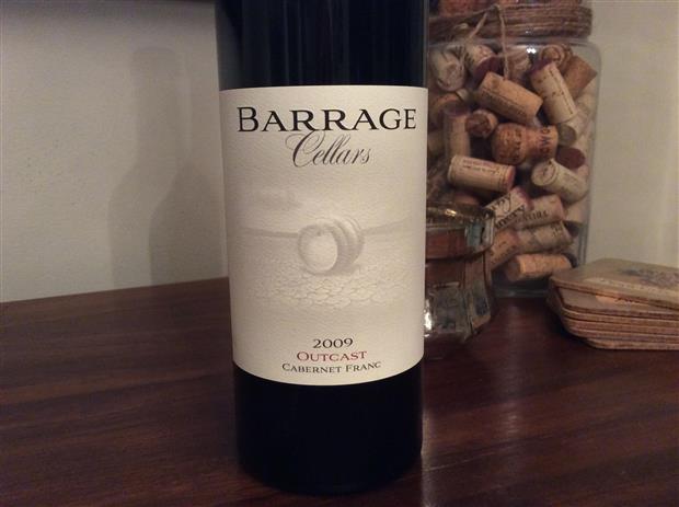 2008 Barrage Cellars Cabernet Franc Outcast, USA, Washington, Columbia ...