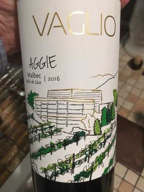 2016 Vaglio Malbec Aggie, Argentina, Mendoza, Valle de Uco, Gualtallary ...