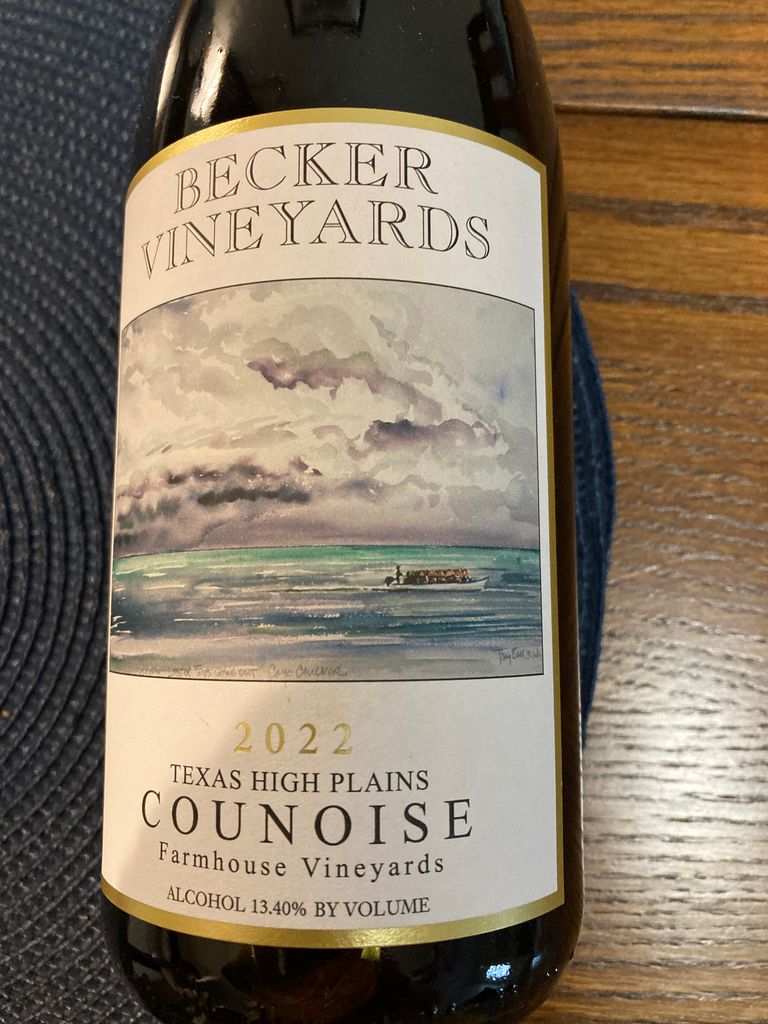 2022 Becker Vineyards Counoise Farmhouse Vineyards, USA, Texas, Texas ...