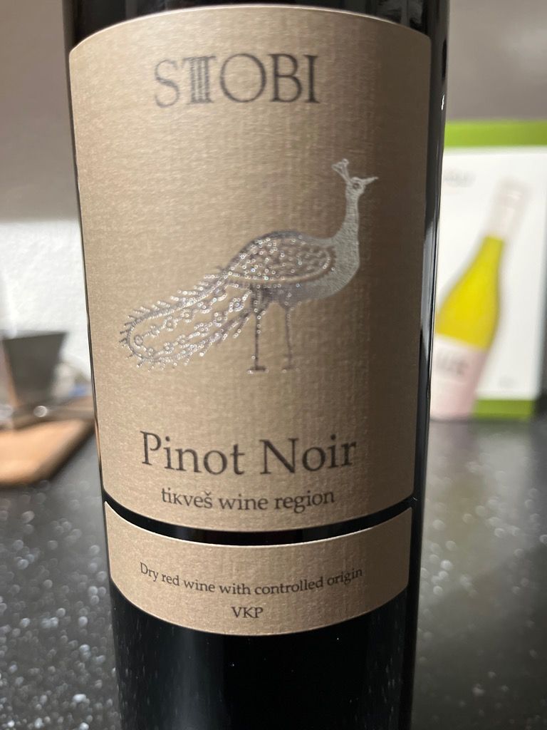 2019 Stobi Winery Pinot Noir, North Macedonia, Povardarie, Tikveš ...