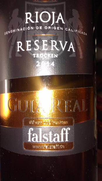 2013 Guia Real Rioja Reserva, Spain, La Rioja, Rioja - CellarTracker