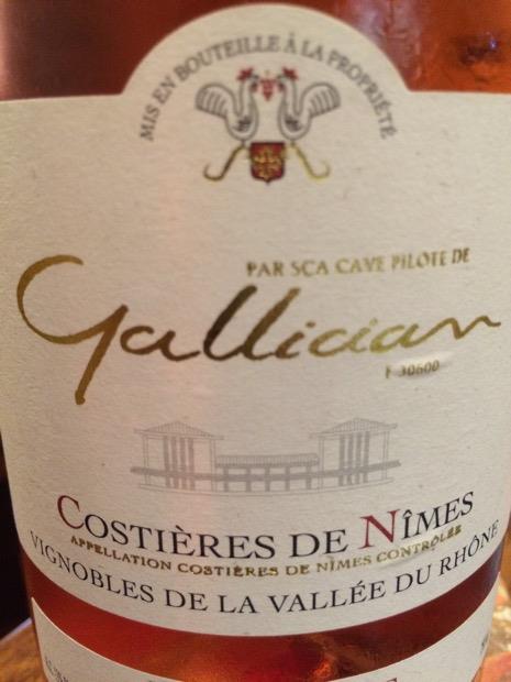2012 Cave de Gallician Costières-de-Nîmes Prestige Rosé, France, Rhône ...