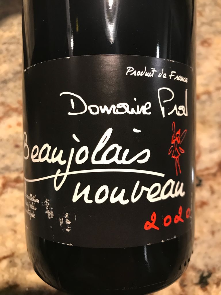 2021 Domaine Pral Beaujolais Nouveau, France, Burgundy, Beaujolais ...