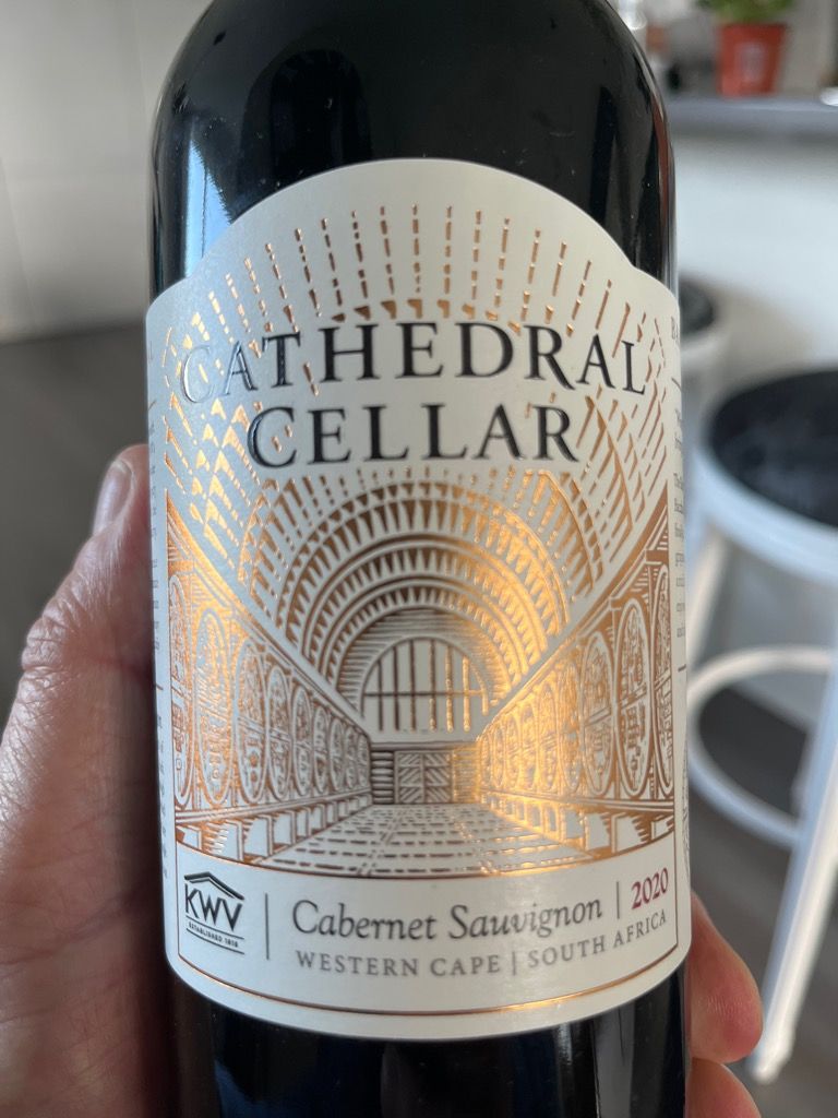 2020 KWV Cabernet Sauvignon Cathedral Cellar, South Africa, Western ...