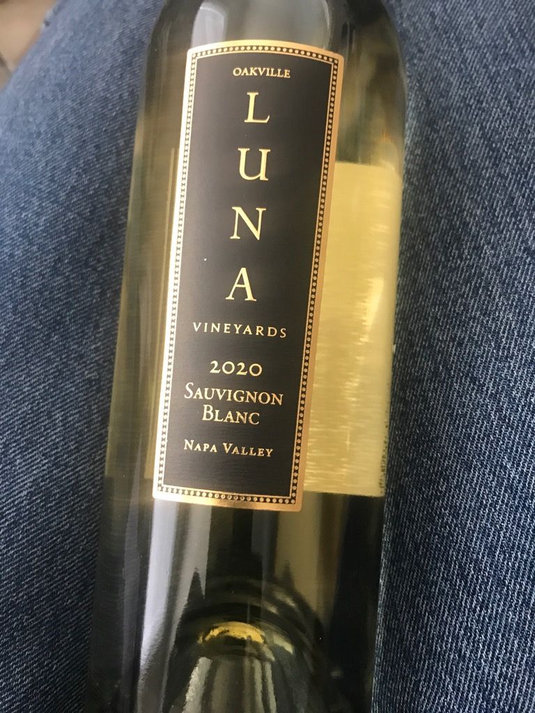 2020 Luna Vineyards Sauvignon Blanc, USA, California, Napa Valley ...