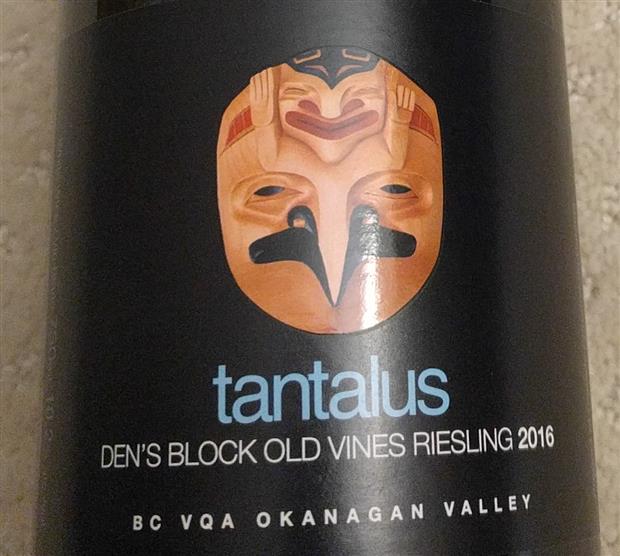 2016 Tantalus Vineyards Riesling Den's Block Old Vines, Canada, British ...