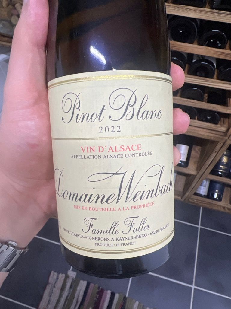 2022 Domaine Weinbach Pinot Blanc, France, Alsace - CellarTracker