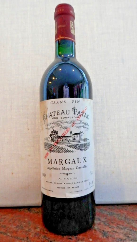 1985 Château Tayac Margaux, France, Bordeaux, Médoc, Margaux ...