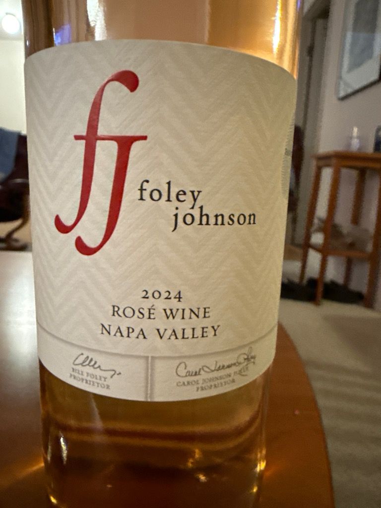 2024 Foley Johnson Rosé Rutherford, USA, California, Napa Valley ...