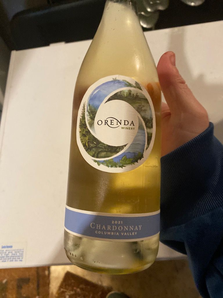 2021 Orenda Winery Chardonnay, USA, Washington, Columbia Valley ...