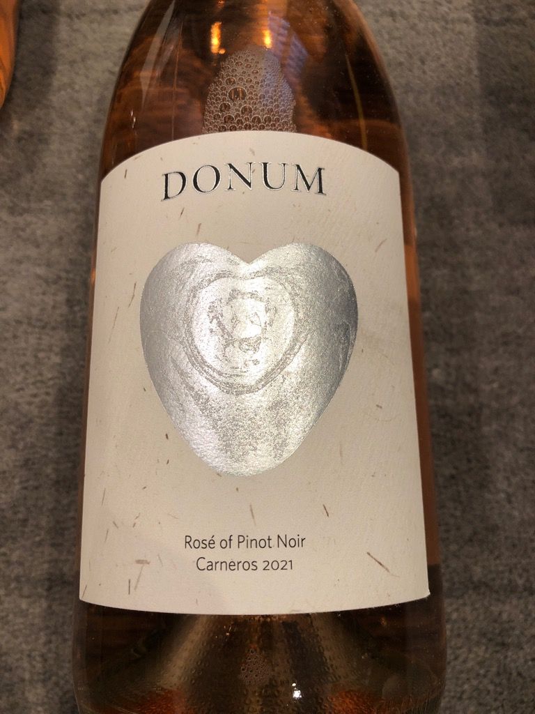 2021 Donum Pinot Noir Rosé of Pinot Noir, USA, California, Napa ...