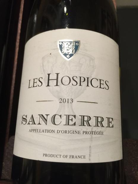 2013 Pierre Chainier Sancerre Les Hospices, France, Loire Valley, Upper ...