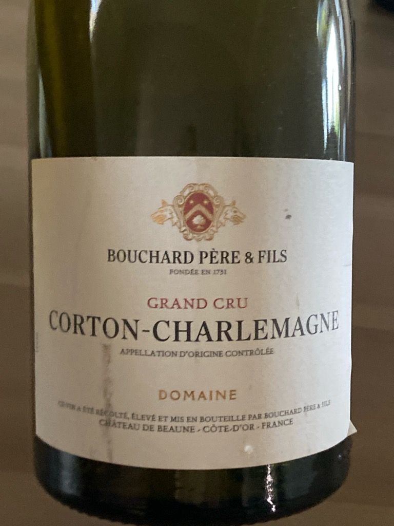 2020 Jean Bouchard Corton-Charlemagne, France, Burgundy, Côte de Beaune ...