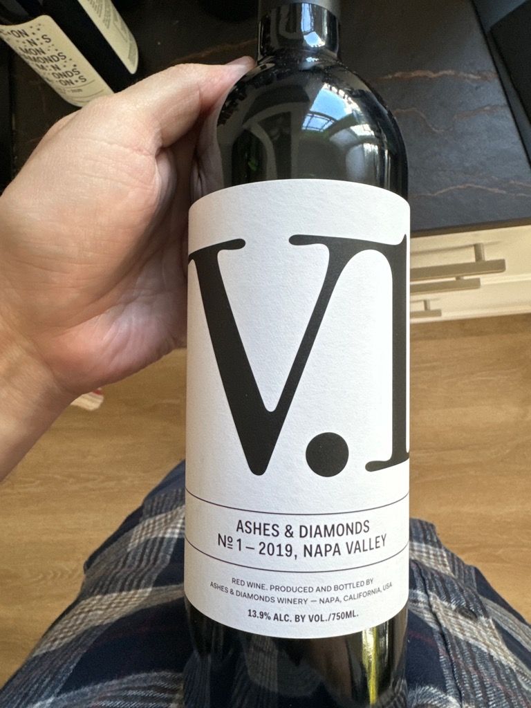 2019 Ashes & Diamonds V.1 No. 1, USA, California, Napa Valley ...