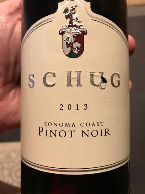 2013 Schug Pinot Noir North Coast, USA, California, North Coast ...