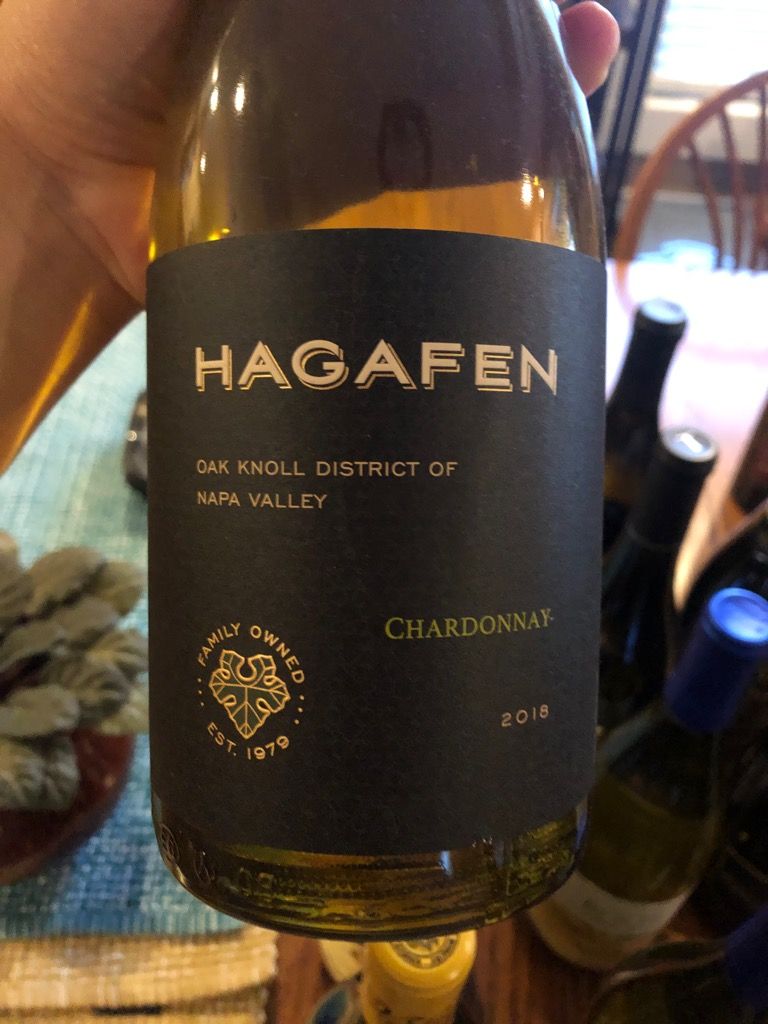 2018 Hagafen Chardonnay Oak Knoll District, USA, California, Napa ...