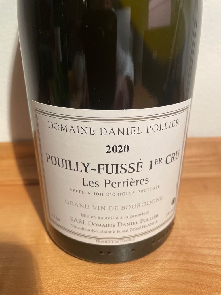 2022 Domaine Daniel Pollier Pouilly-Fuissé Les Perrières, France ...