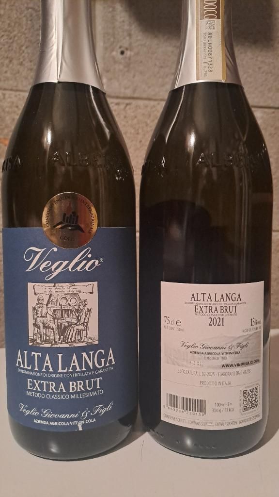 2021 Giovanni Veglio & Figli Alta Langa Brut Metodo Classico ...
