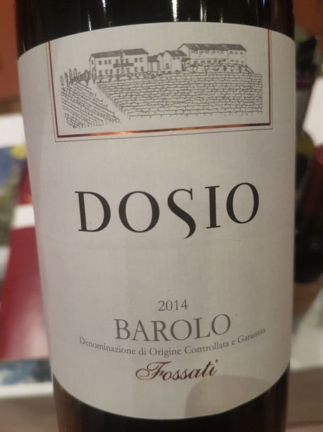2014 Dosio Barolo Fossati, Italy, Piedmont, Langhe, Barolo - CellarTracker