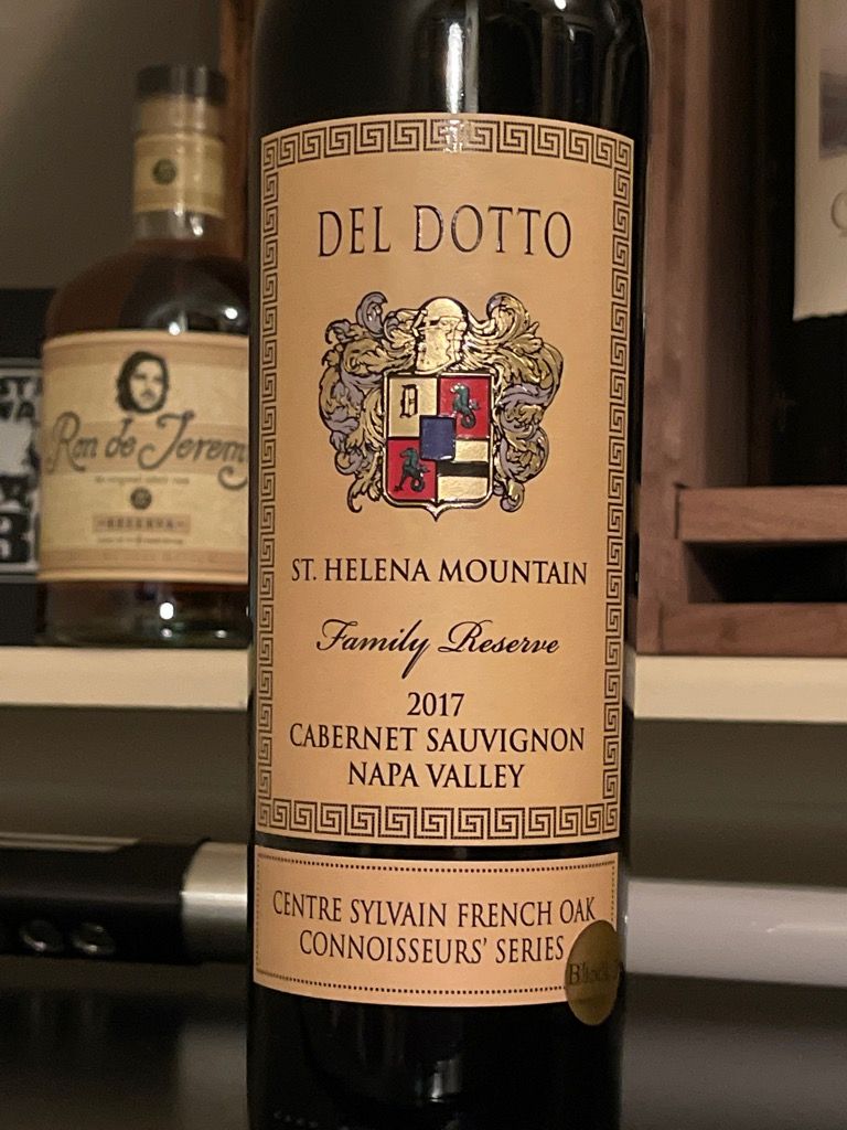 2017 Del Dotto Cabernet Sauvignon Connoisseurs' Series Centre French ...