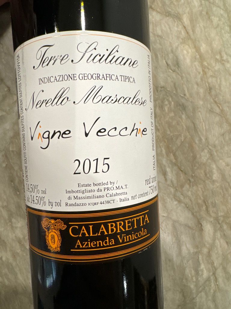 Community Tasting Note - 2015 Calabretta Nerello Mascalese Sicilia ...