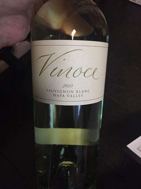 2015 Vinoce Sauvignon Blanc, USA, California, Napa Valley - CellarTracker