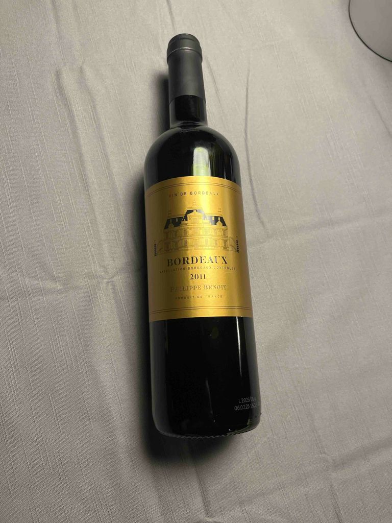 2011 Philippe Benoit, France, Bordeaux - CellarTracker