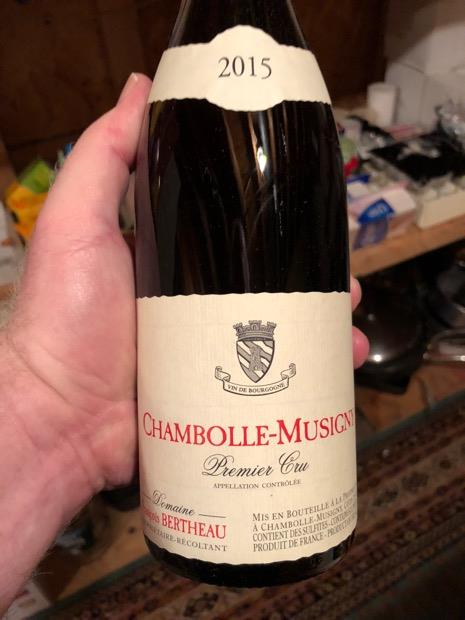 2015 Domaine Bertheau (Pierre et François) Chambolle-Musigny 1er Cru ...