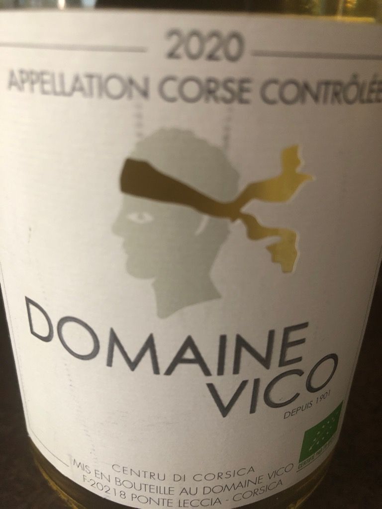2020 Domaine Vico Corse Blanc, France, Corsica, Corse - CellarTracker