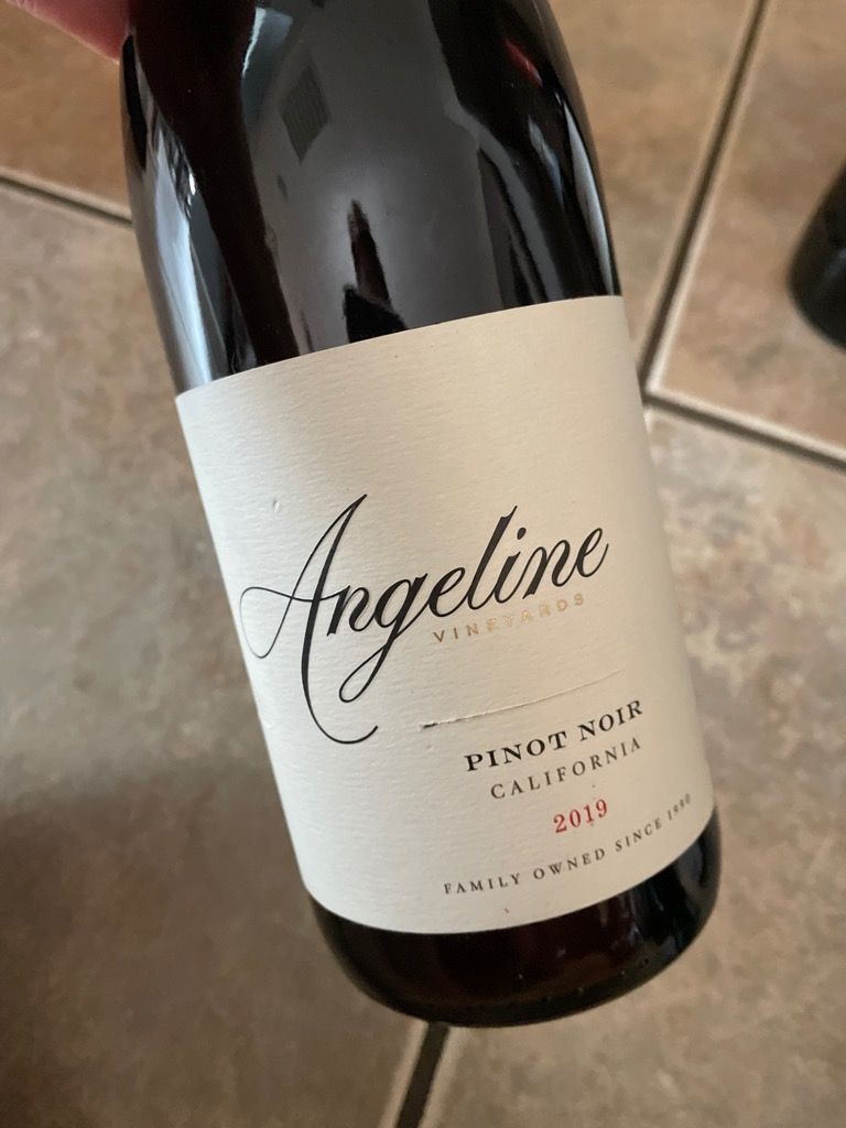 2019 Angeline Winery Pinot Noir California, USA, California - CellarTracker