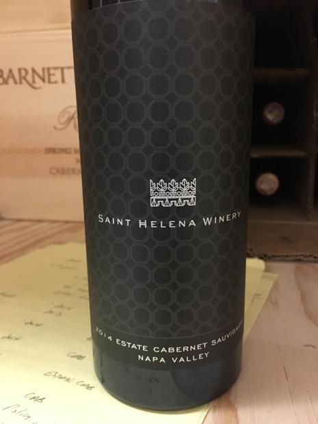 2014 Saint Helena Winery Cabernet Sauvignon Estate Napa Valley, USA ...