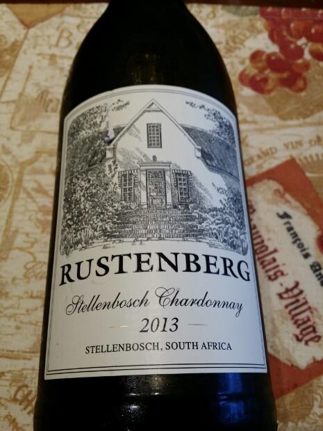 2013 Rustenberg Chardonnay, South Africa, Coastal Region, Stellenbosch ...