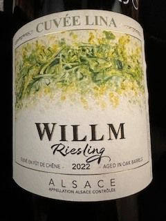 2022 Willm Riesling Cuvée Lina, France, Alsace - CellarTracker